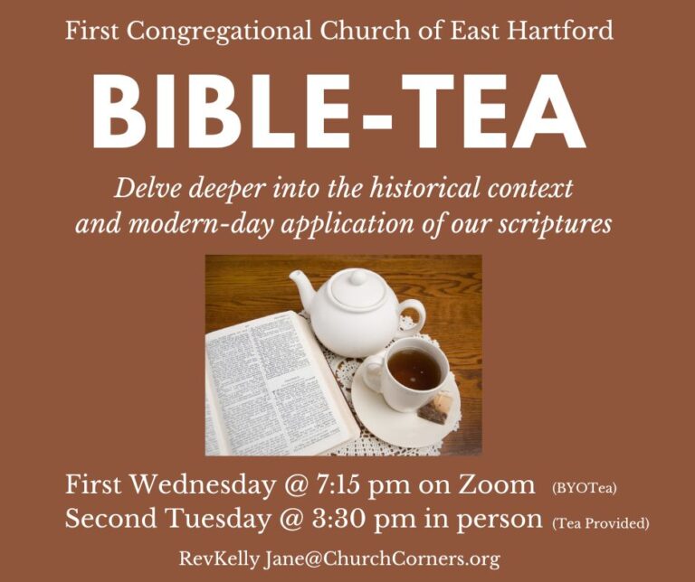 Bible-Tea – First Congregational Church